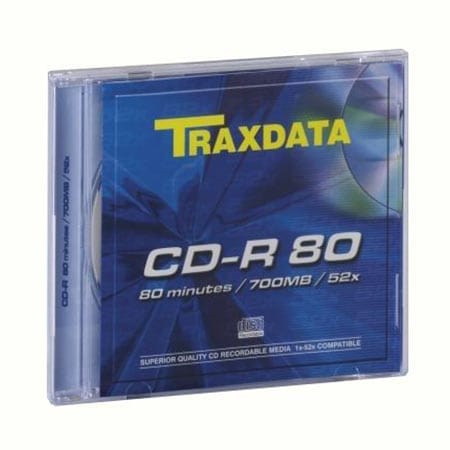 CD-R, TRAXDATA, 80 min, 52X, SLIMBOX - Modul Int d.o.o. Tuzla